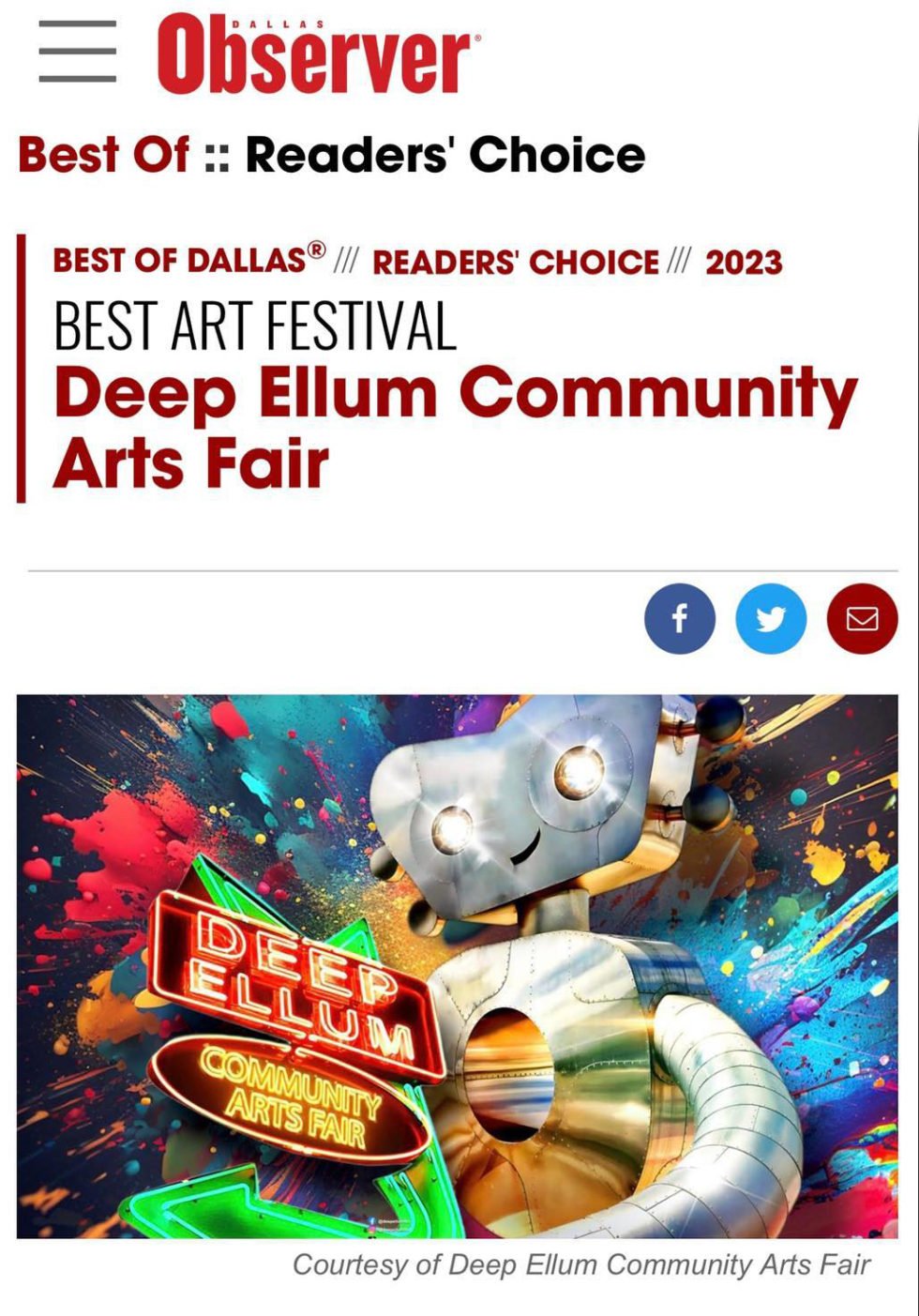 Deep Ellum Community Arts Fair - Deep Ellum Community Arts Fair
