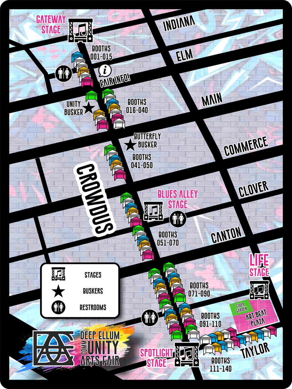 Fair Guide - Deep Ellum Community Arts Fair